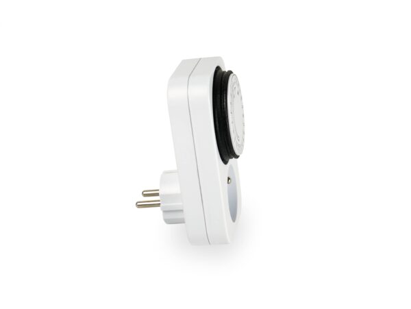 24H ANALOGUE TIMER 230V WHITE - VoltLink - Electronic Components Shop