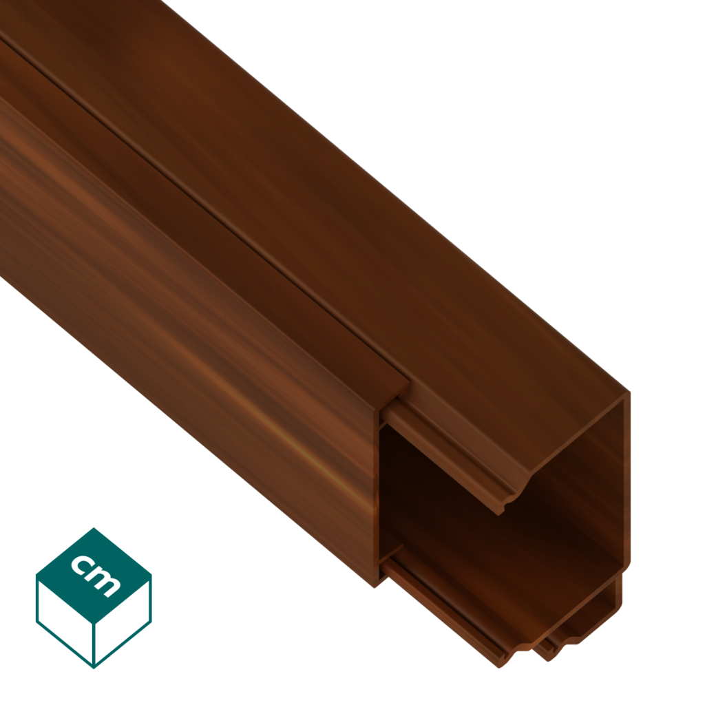 MKE 25X40 CABLE DUCT 2M DARK WOOD - VoltLink - Electronic Components Shop